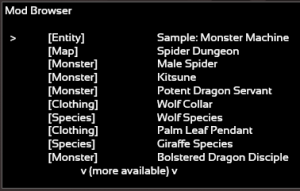 In-Game Mod Browser / Mod Portal | SkyCorp Global